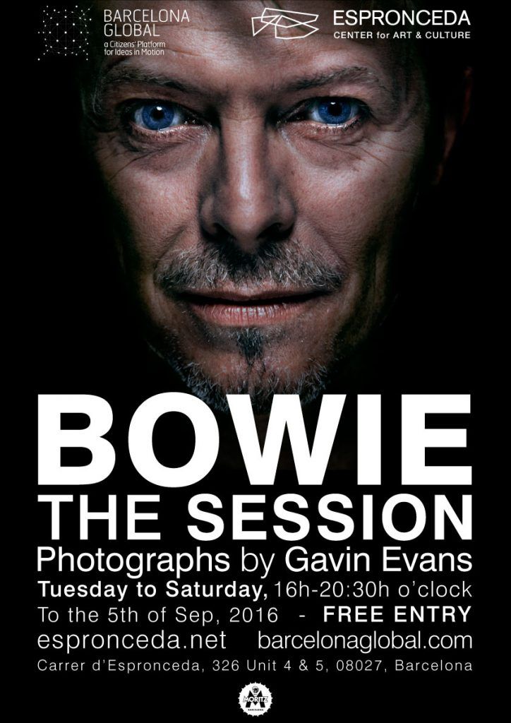 Opening @ "BOWIE The Session" by Gavin Evans - ESPRONCEDA