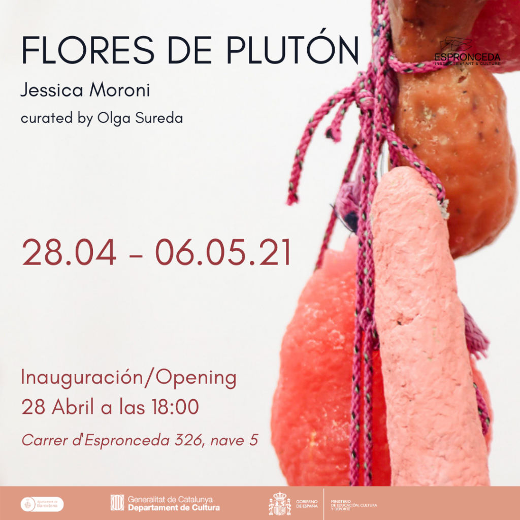 Flores de Pluton Jessica Moroni flyer insta format - ESPRONCEDA