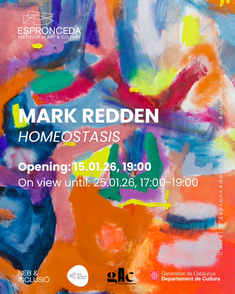 HOMEOSTASIS - Solo exhibition by Mark Redden - ESPRONCEDA